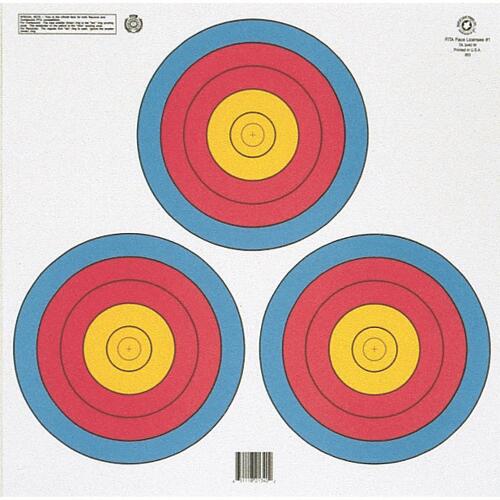 Maple Leaf Target Face FITA 3 Spot Triangle 100 pk.|Maple Leaf Press ...