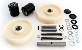 GWK-L50-CK Complete Wheel Kit (Ultra Poly) 70d for Lift-Rite L50 Pallet ...