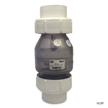 FLO CONTROL | 2" SPRING CHECK VALVE UNION CLEAR | 1/2# | 1700C20 - Pool N Spa Parts Store